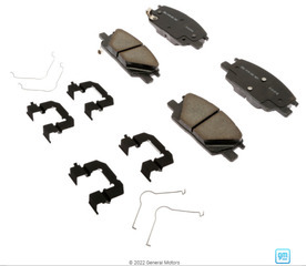 ACDELCO GOLD Ceramic Front Disc Brake Pad Kit 19428020 GM ...
