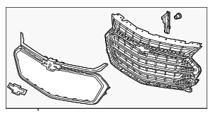 2018-2021 Chevrolet Traverse F Grille (Replaces Part Number 84739638 ...