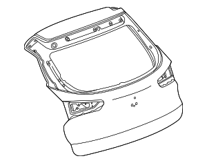 2024 Chevrolet Trailblazer (Replaces 42781364) Lift Gate 42855048 GM ...