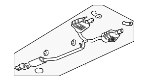 2018-2021 GMC Acadia F (S)Muffler (Replaces Part Number 84694002 ...