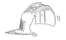 2016-2024 Chevrolet Camaro Fender Liner (Replaces 84169275) 84922602 GM ...