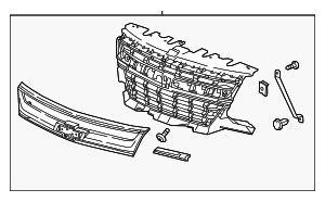 (Replaces 84331523) Front Grille 86595162 GM | GMPartsDirect.com