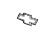 2007-2013 Chevrolet Front Grille Bowtie Emblem 22829421 GM ...