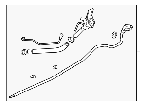 2020-2024 GM (Replaces 85585189) Fuel Tank Filler Pipe with Fill Hose ...