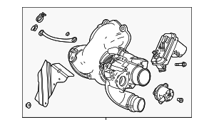 2020-2025 Cadillac (Replaces 55515939) Turbocharger 12722729 GM ...
