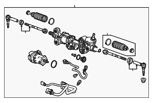 (Replaces 84722752) Electric Belt Drive Rack and Pinion Steering Gear ...