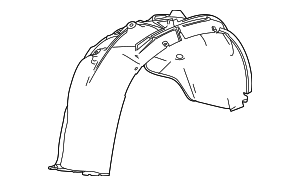 2021-2024 Cadillac Front Passenger Side Wheelhouse Liner (Replaces ...