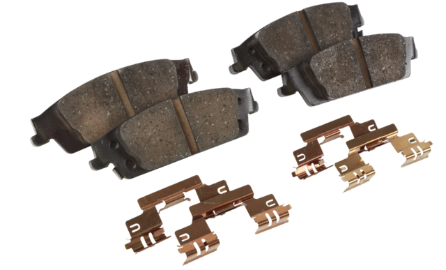2014-2020 GM (Replaces 84176464) Rear Disc Brake Pad Set with Clips ...