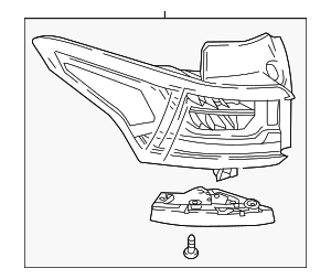 2022-2024 Chevrolet (Replaces 85133095) F Lamp 86785340 GM ...