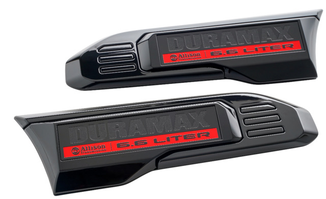 2024-2025 GMC Duramax Emblems - Black 86790687 GM | GMPartsDirect.com