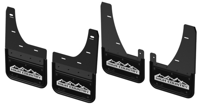 2025 Chevrolet Front and Rear Rubber No-Drill Gatorback Mud Flap Kit ...