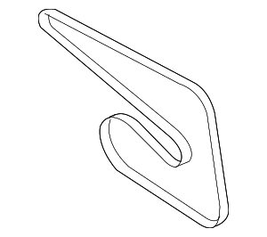 2008 Chevrolet (Replaces 96183108) V-Ribbed Serpentine Belt 25183021 GM ...