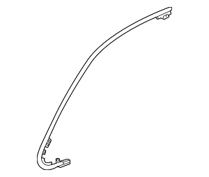 2020-2024 Chevrolet Front Driver Side Door Window Upper Reveal Molding ...