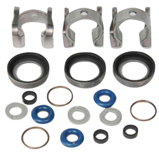 2008-2011 GM Fuel Injector O-Ring Kit with Hardware for 3 Injectors ...