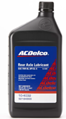 (Replaces 12378514) VERSATRAK¨ TRANSFER CASE FLUID 16.9 oz. 92184900 GM ...