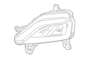 2019-2022 Chevrolet Spark Lamp (Replaces Part Part Number 42671918 ...