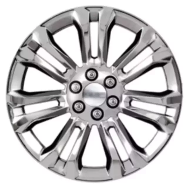 2014-2020 GM (Replaces 84346100) 22" Wheel, 7-Split Spoke Chrome ...