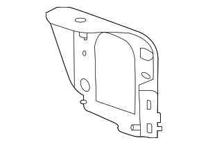 2024-2025 GM (Replaces 84568470) Front Passenger Side Bumper Impact Bar ...