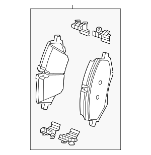 2020-2024 GM Pad Kit (Replaces Part Number 42747910) 42788125 GM ...
