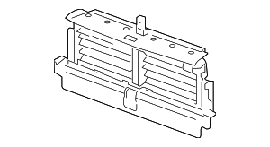 2017-2023 GMC Acadia Front Bumper Shutter (Replaces 84733814) 85524693 ...