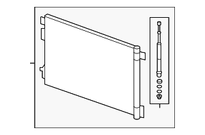 2017-2025 GM Condenser (Replaces 84504267) 85557762 GM | GMPartsDirect.com