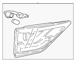 2018-2021 Chevrolet Traverse Backup Lamp (Replaces 84835394) 85164976 ...
