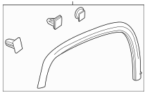 2020-2025 Chevrolet Molding (Replaces Part Number 84714203) 84899337 GM ...