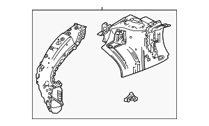 (Replaces 60007396) Front Driver Side Wheelhouse Panel 60008416 GM ...