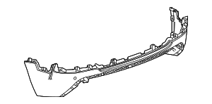 2021-2025 Chevrolet Trailblazer (Replaces 42620491) Rear Lower Bumper ...