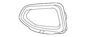 (Replaces 42751682) Front Passenger Side Bumper Cover Headlamp Molding ...