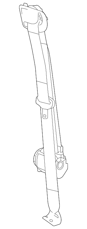 Black Outer Belt Assembly (Replaces 84855759) 86802635 | GMPartsDirect.com