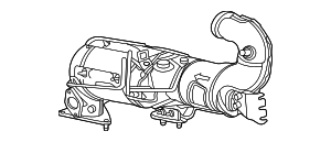2021-2024 GM (Replaces 12709334) Nitrogen Oxides Catalytic Converter ...