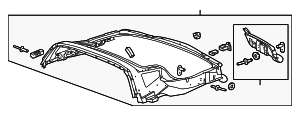Roof Compartment Panel Frame (Replaces Part Number 23294304) 84492397 ...