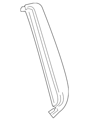 2019-2024 Chevrolet Rear Passenger Side Door Window Frame Rear Applique ...