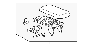 2017-2022 GM (Replaces 84292985) Dark Ash Gray Front Floor Console ...