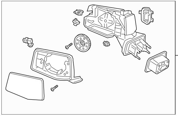 2023-2024 GMC Sierra 1500 Mirror 86588309 GM | GMPartsDirect.com
