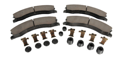 (Replaces 20829195) Rear Disc Brake Pad Set with Clips, Boots, and Caps ...