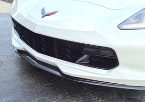 2015-2019 Chevrolet Corvette Anthracite Front End Spoiler with Rivets ...