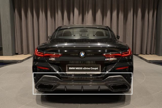 2019-2023 BMW Bmw Oem Carbon Fiber Lower Rear Bumper Trim 51-12-8-074 ...
