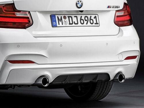 2014-2020 BMW Bmw M Performance Rear Diffuser In Matte Black 51-19-2 ...