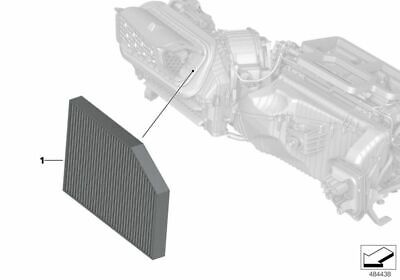 2022-2023 BMW Bmw Oem Nanopartical Filter Retrofit 64-11-5-A2A-D31 ...