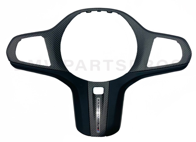 2023 BMW BMW OEM M PERFORMANCE STEERING WHEEL TRIM IN MATTE CARBON ...