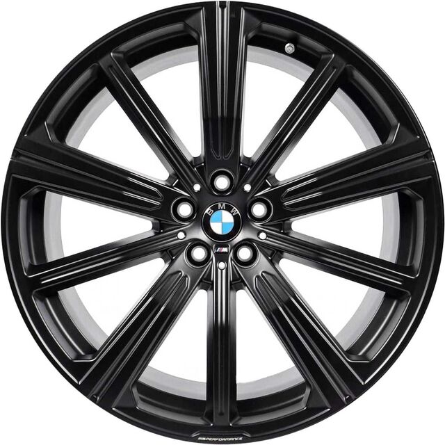 Bmw Oem 749m Performance Wheel In Matte Black 22"- Rear 36-11-6-893-545 ...