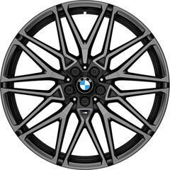 2020-2025 BMW X5 Bmw Oem 818m Wheel In Jet Black W/ Translucent ...