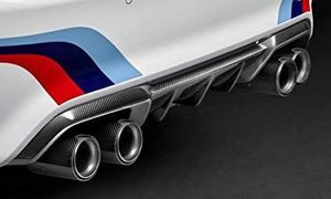 2020 BMW M2 Bmw Oem M Performance Rear Diffuser In Carbon Fiber 51-19-2 ...
