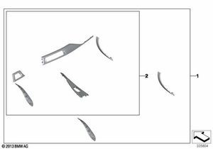 2015-2020 BMW Bmw M Performance Carbon Fiber And Alcantara Interior ...