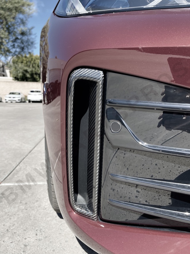 2022-2024 BMW i4 Bmw Oem M Performance Front Inlet Trim In Carbon Fiber ...