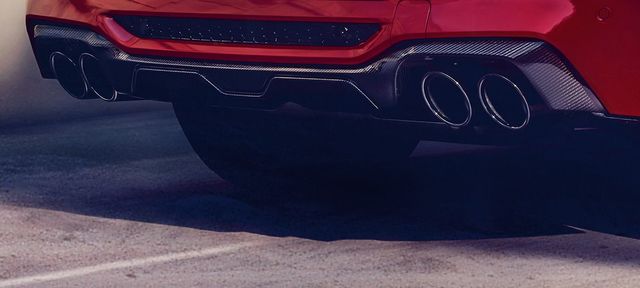 2020-2024 BMW X4 Bmw M Performance Carbon Fiber Rear Bumper Trim 51-12 ...