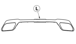 2019-2023 BMW Bmw Oem Carbon Fiber Lower Rear Bumper Trim 51-12-8-074 ...
