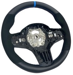 2022-2024 BMW BMW OEM M PERFORMANCE STEERING WHEEL - BLUE STRIPE 32-30 ...